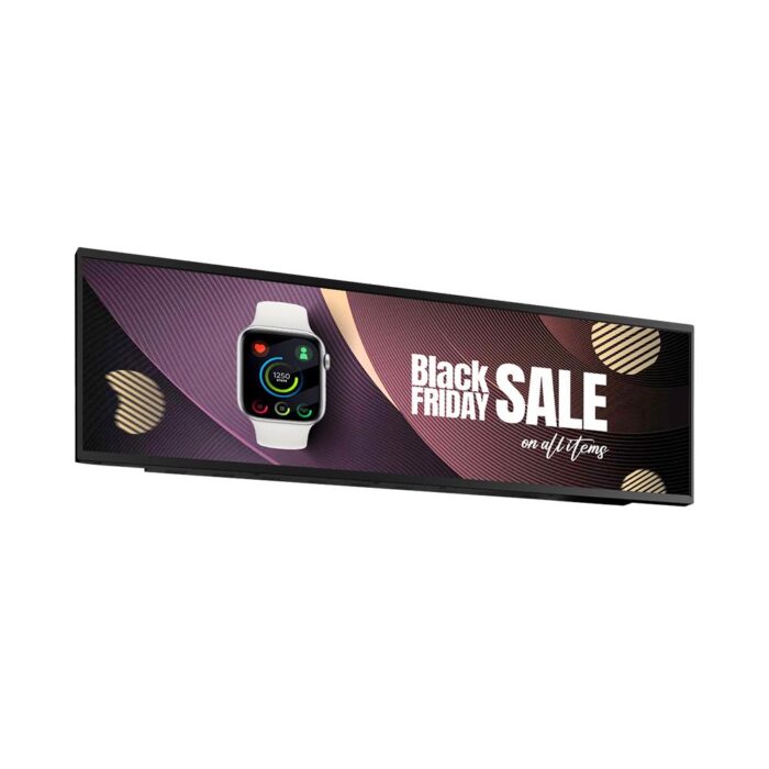 36.8inch Stretched Bar LCD Display Model-DXB368 - DNR retail signage ...