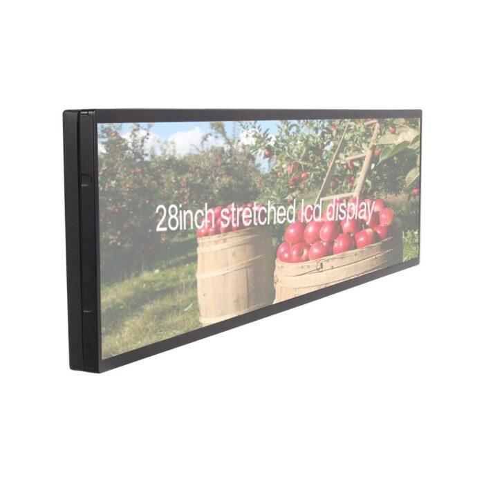 28inch Strecthed Bar LCD Display-Model-DXB280 - DNR retail signage ...