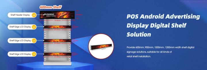 600mm Shelf - DNR retail signage displays for sale