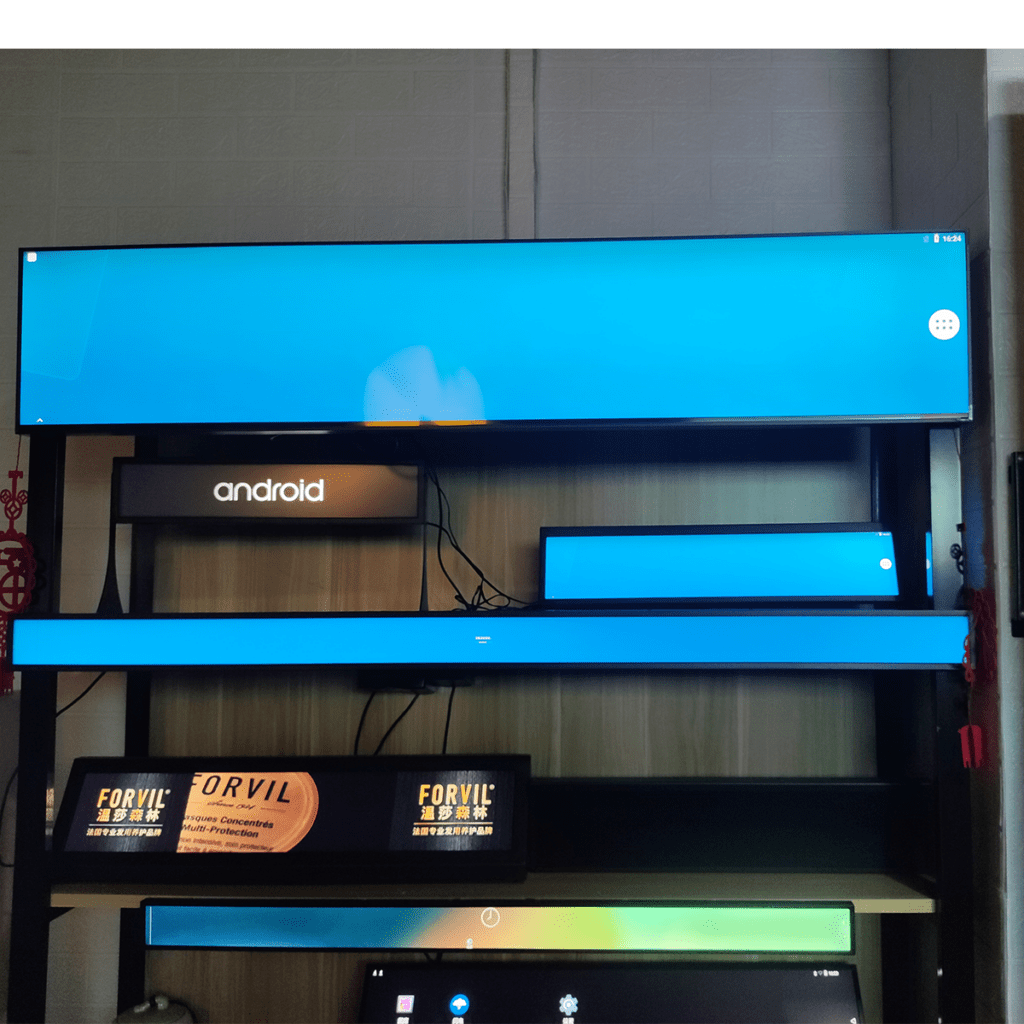 Retail Shelf Screen - DNR retail signage displays for sale