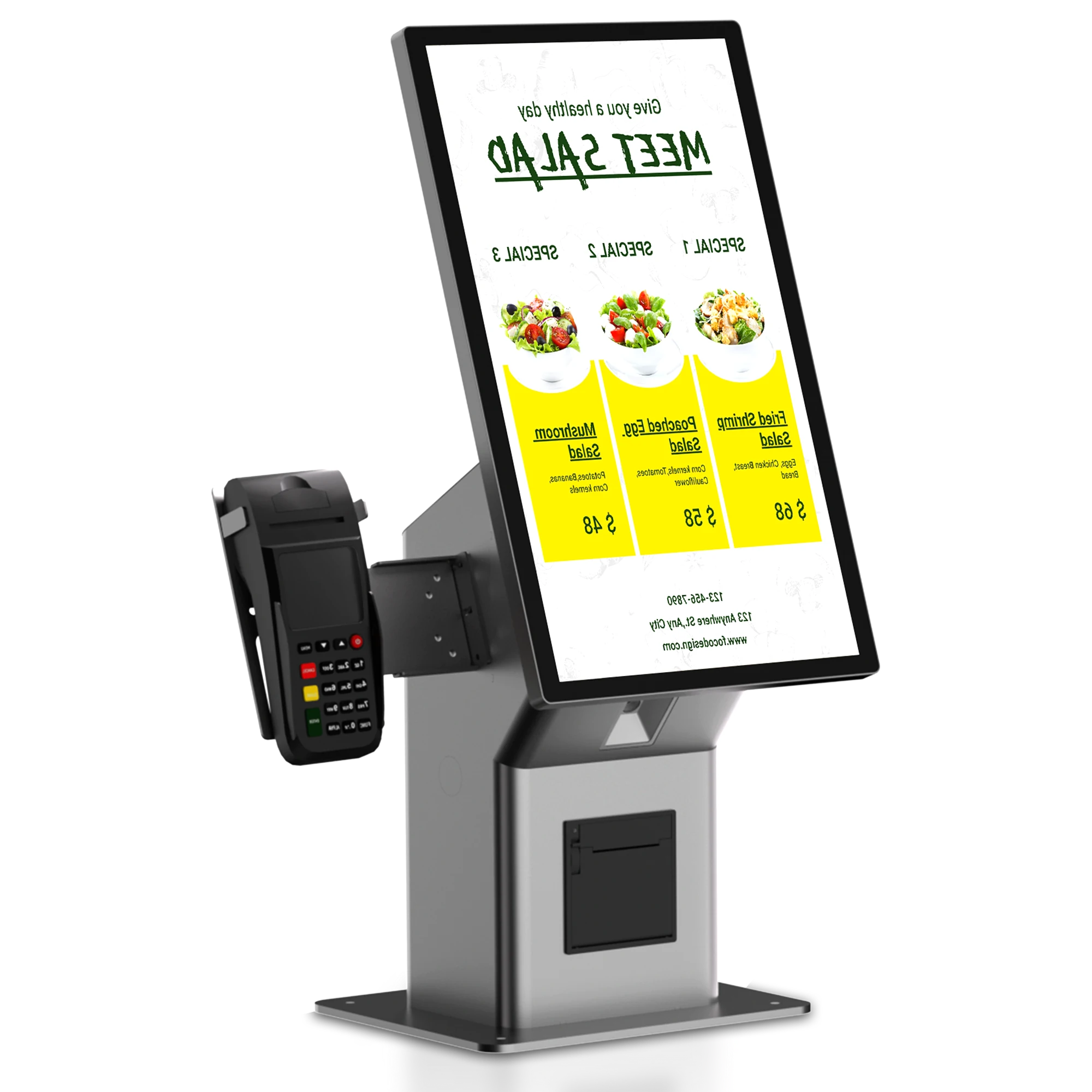 15.6"PCAP Touch Screen Desktop Self-Service POS - DNR Retail Digital ...