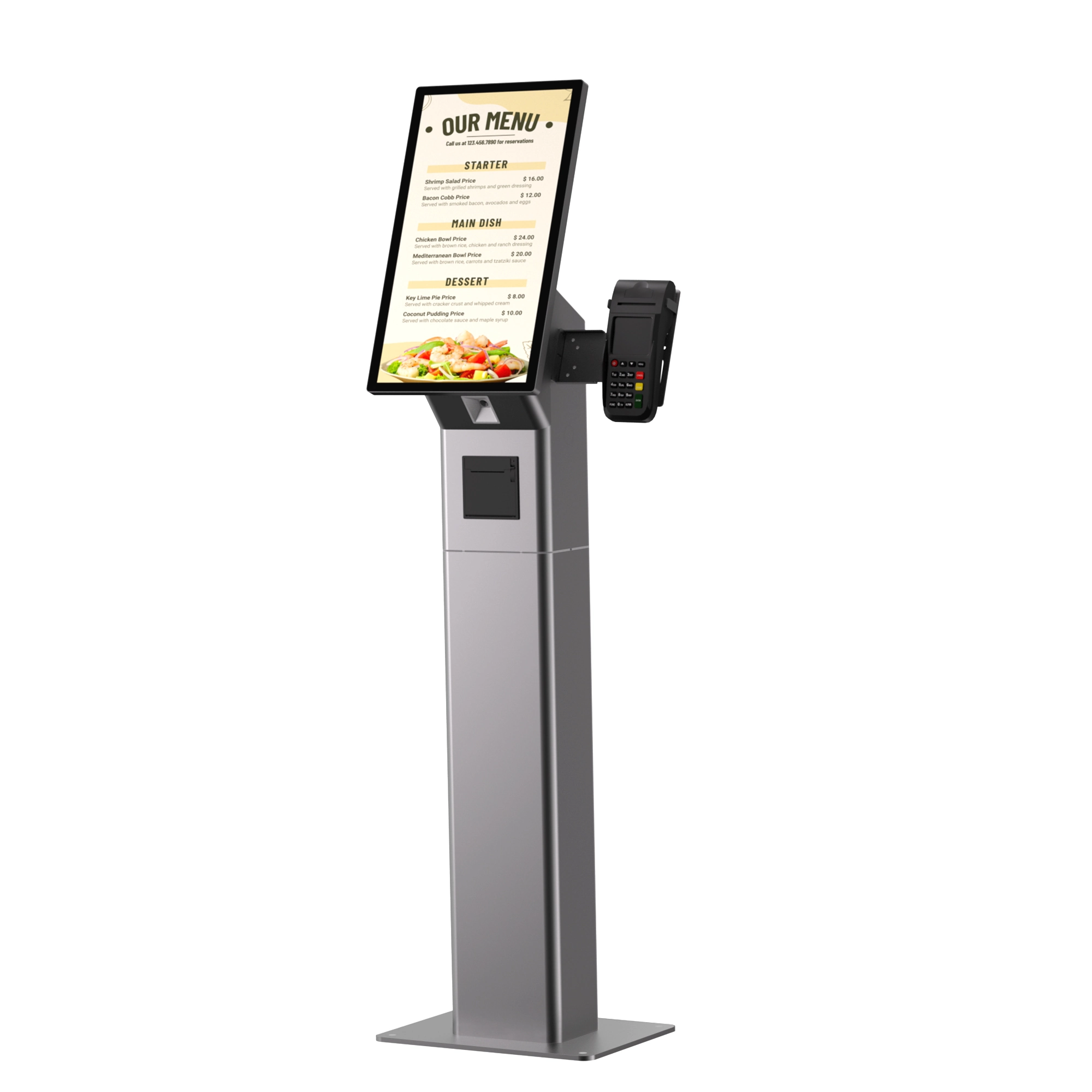15.6" Standing Self-Service POS Kiosk with PCAP Touch - DNR Retail ...